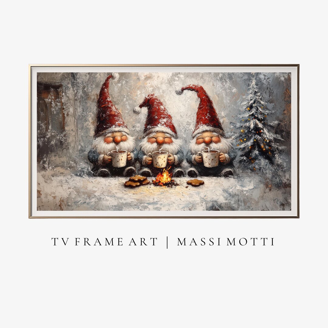 Samsung Gnome TV Frame, Samsung Christmas Gnome Frame Art, Samsung ...