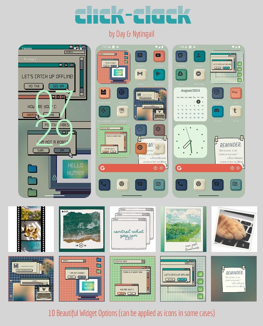 Click-clack | Bold Aesthetic Ios, Android & Tablet App Icons, and ...