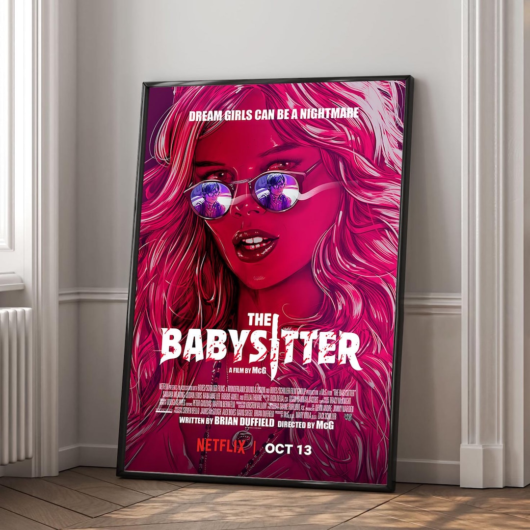 The Babysitter Movie Poster | High Quality Canvas Print | Wall Art ...