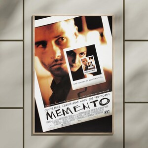 Memento Movie Poster | High Quality Canvas Print | Wall Art | Living ...