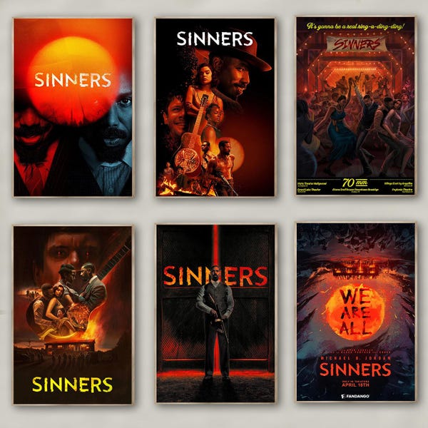 Sinners Movie [poster - Etsy