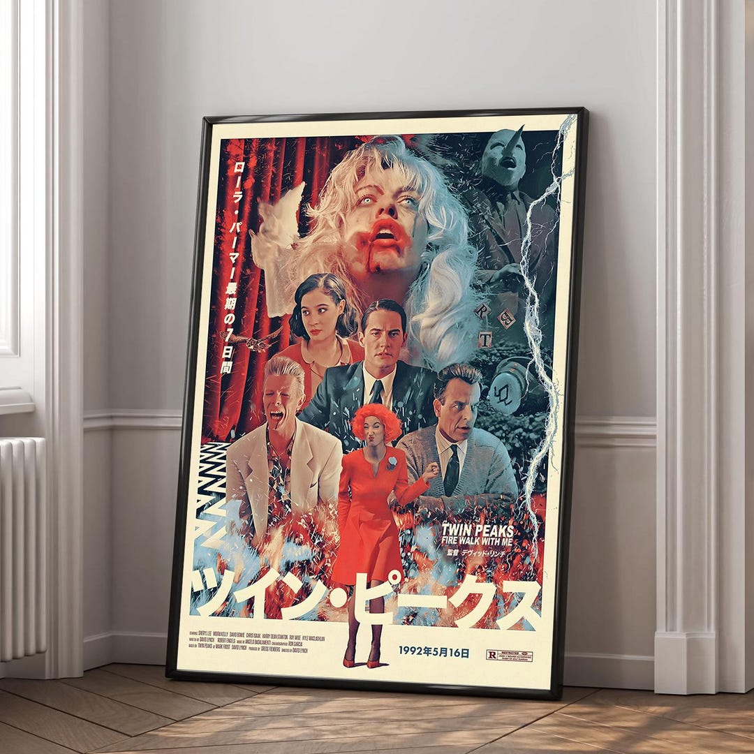 Fire Walk With Me Movie Poster | High Quality Canvas Print | Wall Art ...