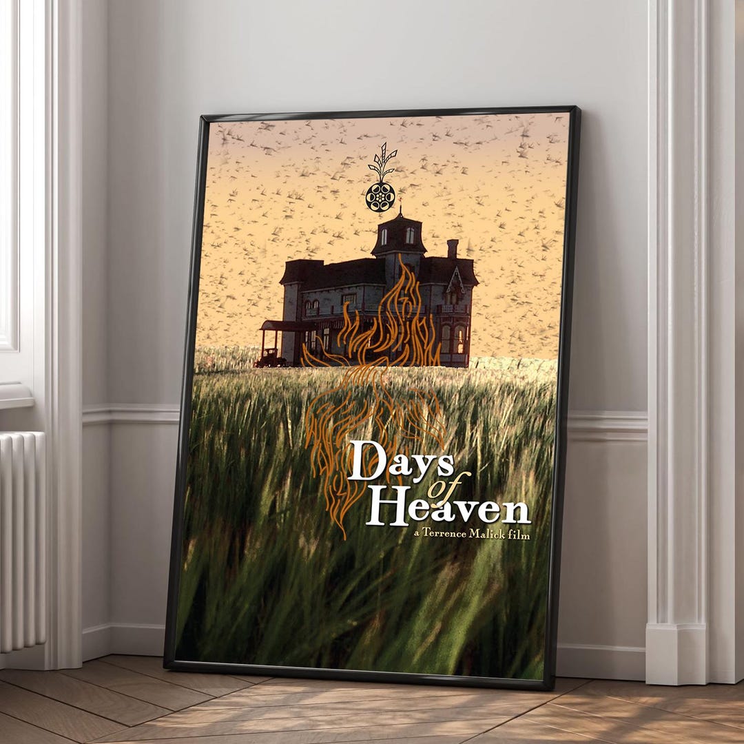 Days of Heaven Movie Poster | High Quality Canvas Print | Wall Art ...
