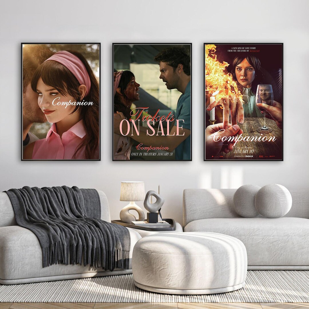 Companion Movie Poster | High Quality Canvas Print | Wall Art | Living ...