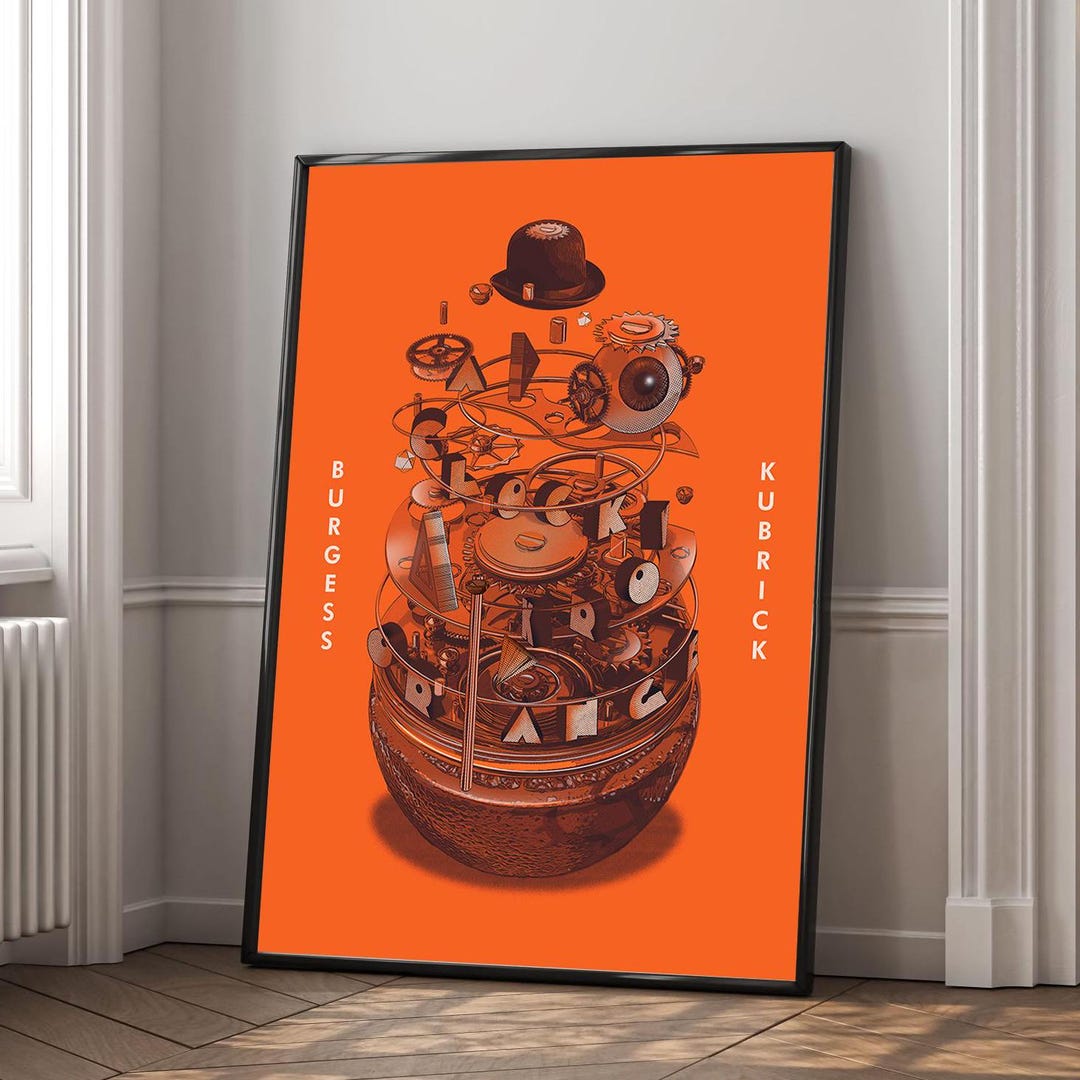 A Clockwork Orange Movie Poster | High Quality Canvas Print | Wall Art ...