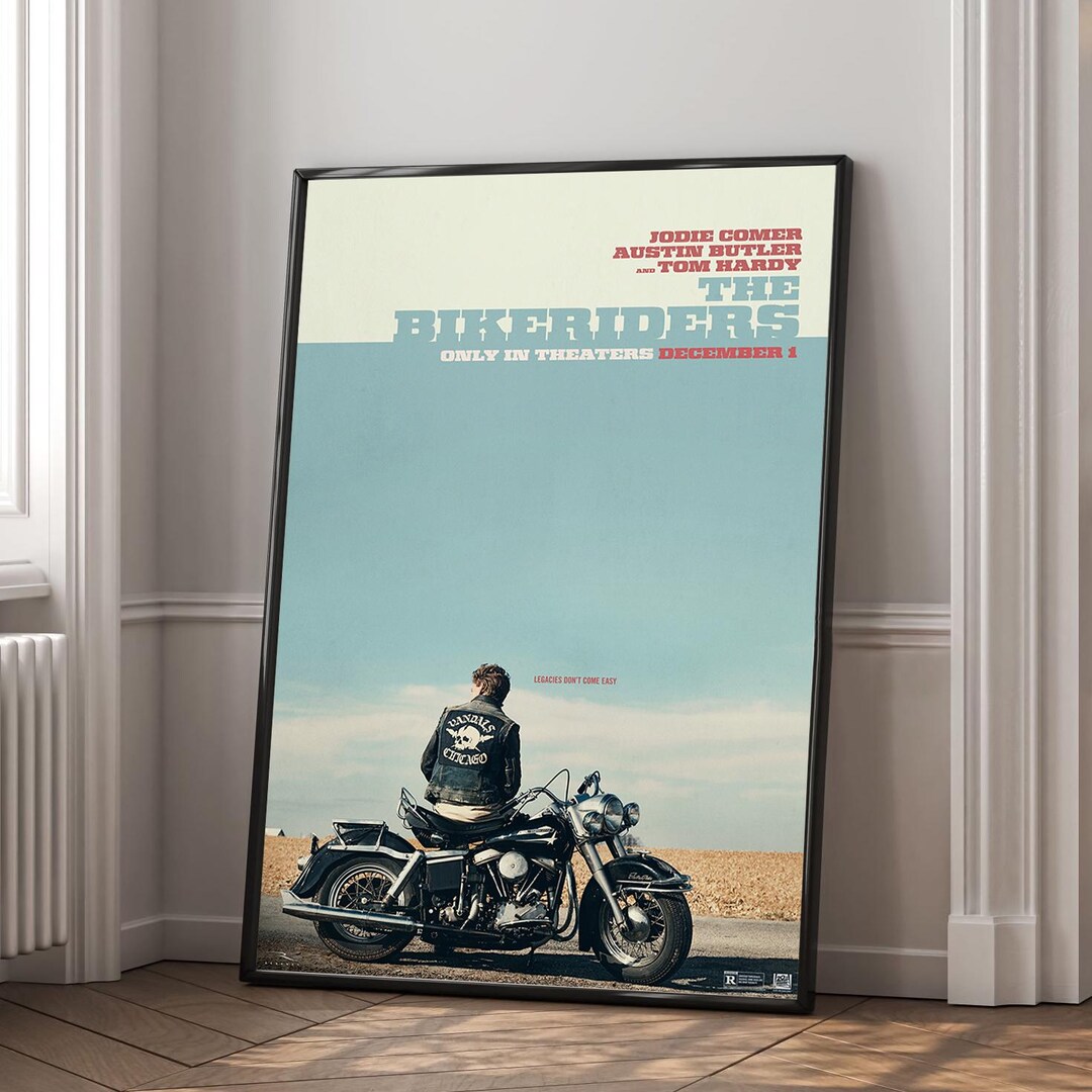 The Bikeriders Movie Poster High Quality Canvas Print Wall Art Living ...