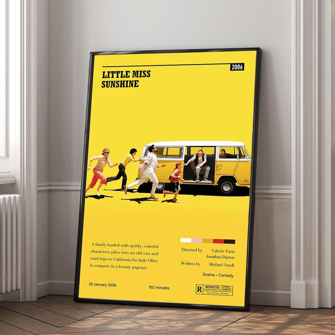 Little Miss Sunshine Movie Poster | Minimalist Movie Poster | High ...