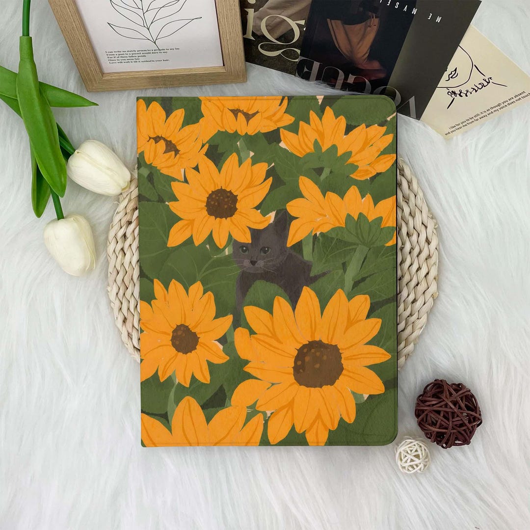 Sunflower Oil Painting iPad Case,ipad Air Case,ipad 7/8/9 Case,ipad Pro ...