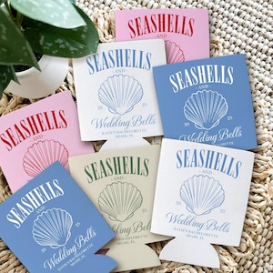 Personalized Bachelorette Party Decor, Custom Seashells and Wedding ...