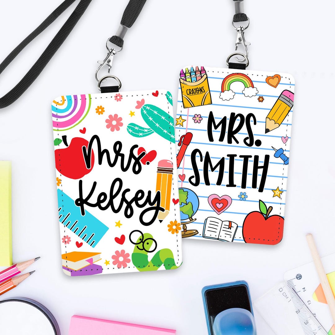 Personalized Teacher Back to School Gift, Custom School Teacher Name ...