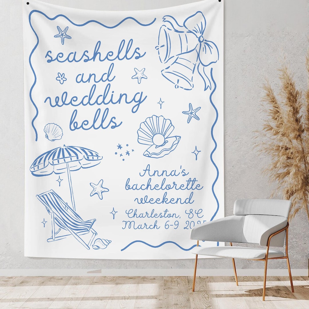 Personalized Bachelorette Party Decor, Beach Bachelorette Party ...