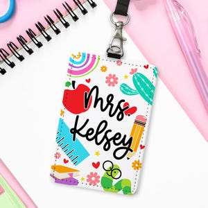 Personalized Teacher Back to School Gift, Custom School Teacher Name ...