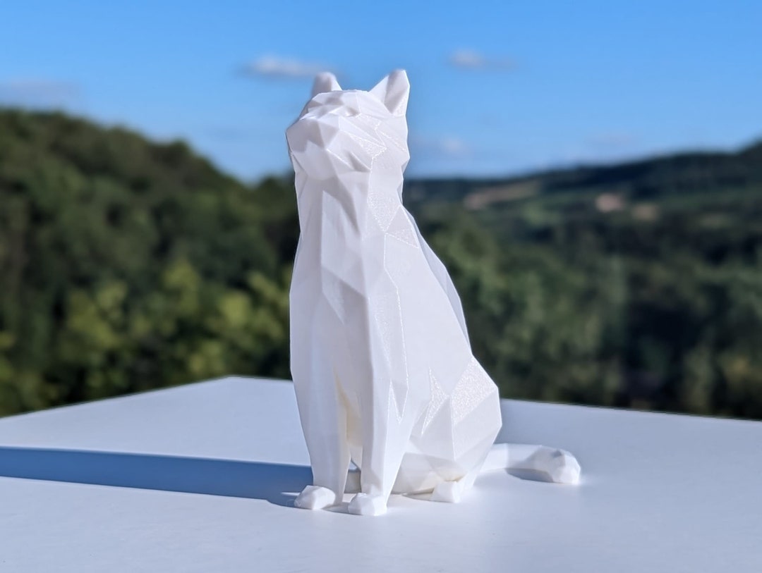Deco Design Cat Cat Low-poly - Etsy