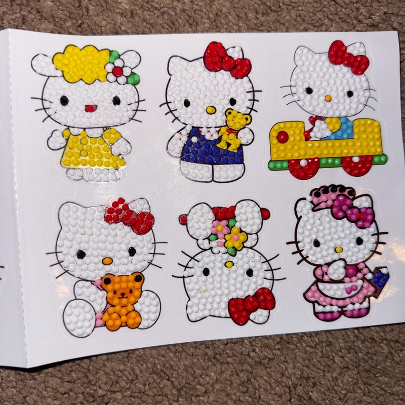 Hello Kittys Diamond Painting - Etsy