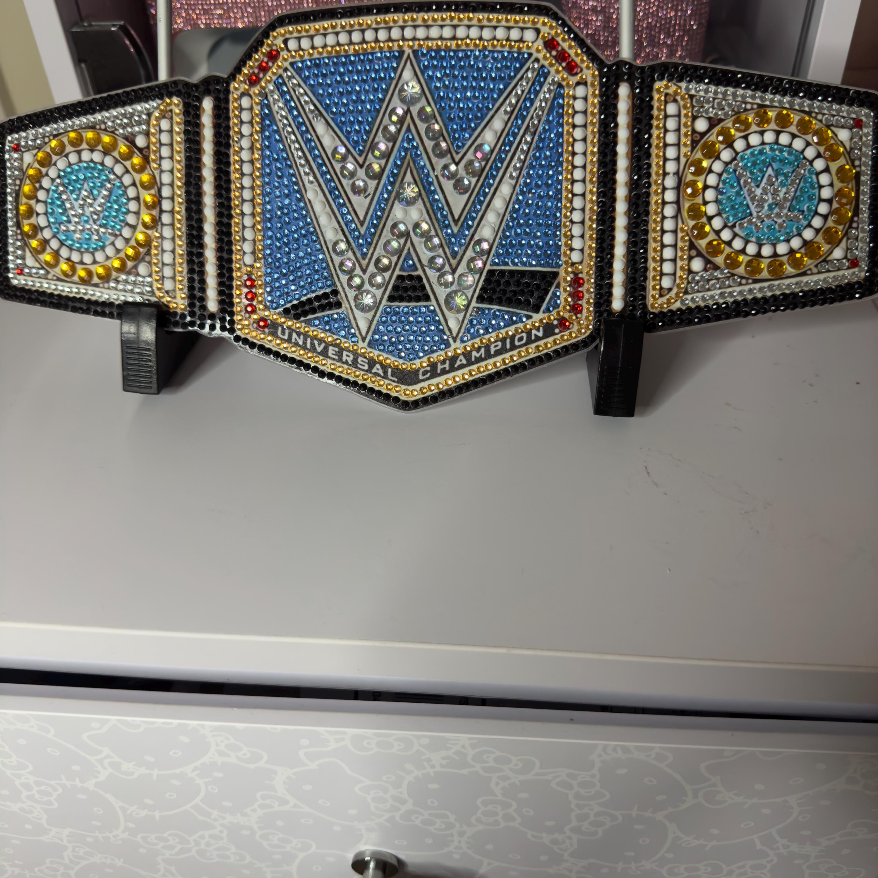 Completed Diamond Art Painting WWE Belt - Etsy