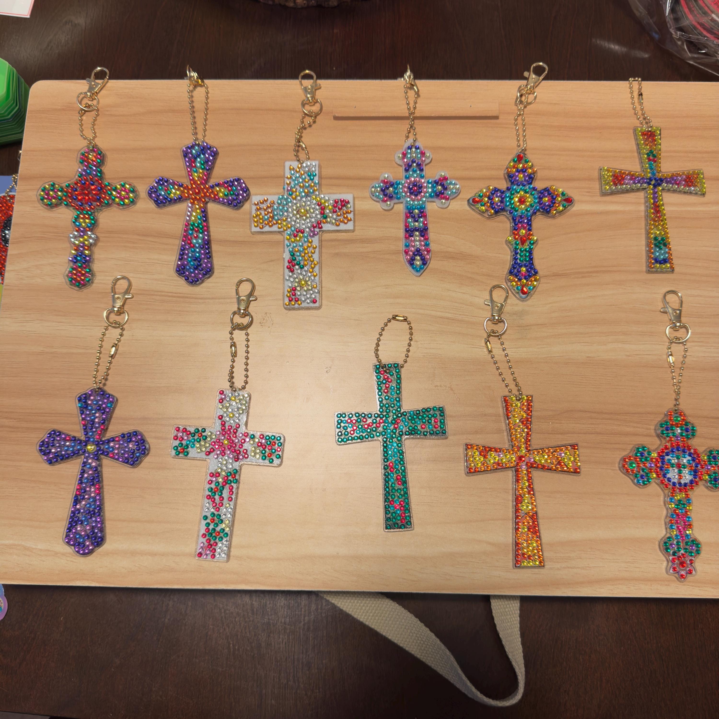 Completed Diamond Art Painting Crosses - Etsy