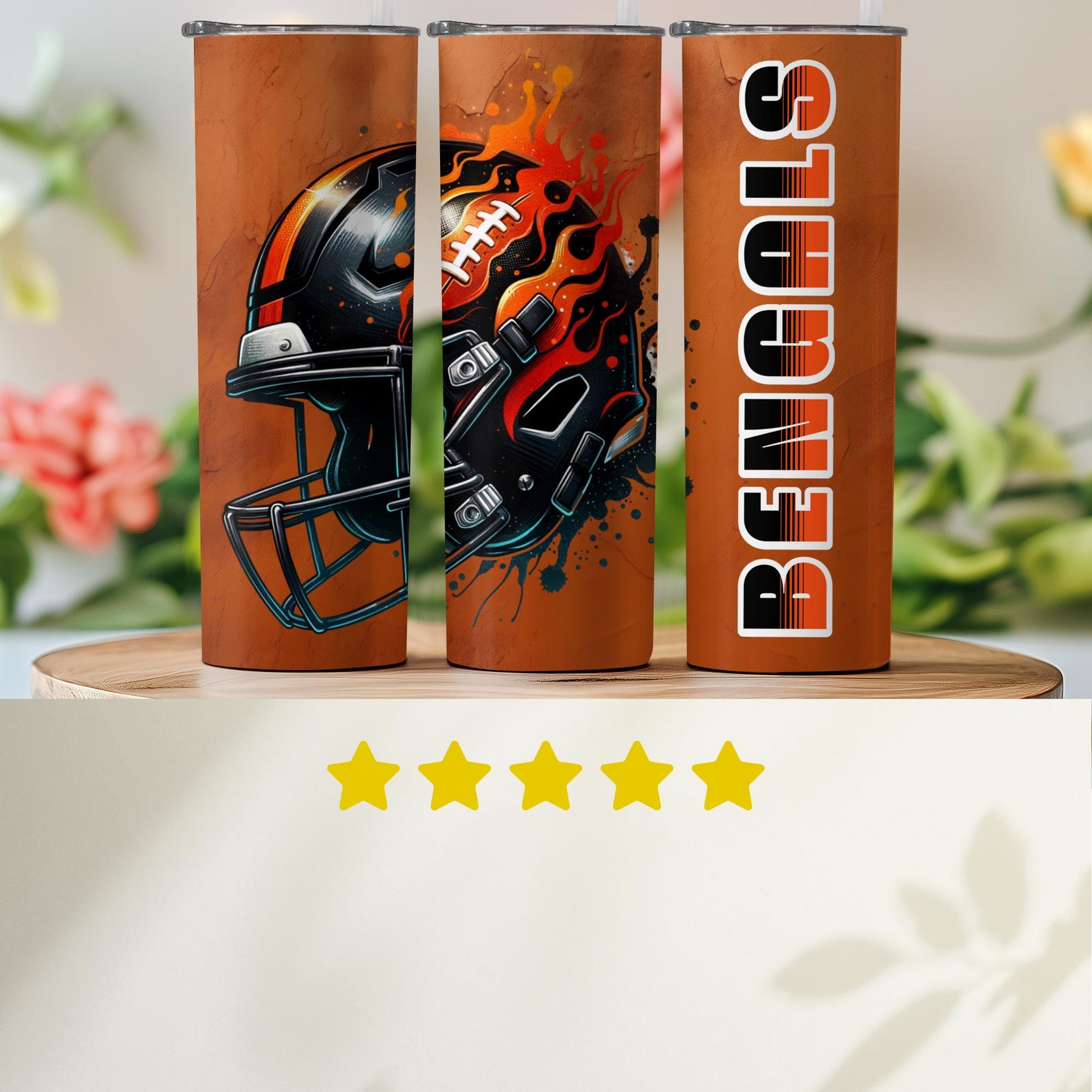 Bengal 20oz Skinny Tumbler Wrap PNG, Sport 20oz Tumbler PNG, Mascot ...