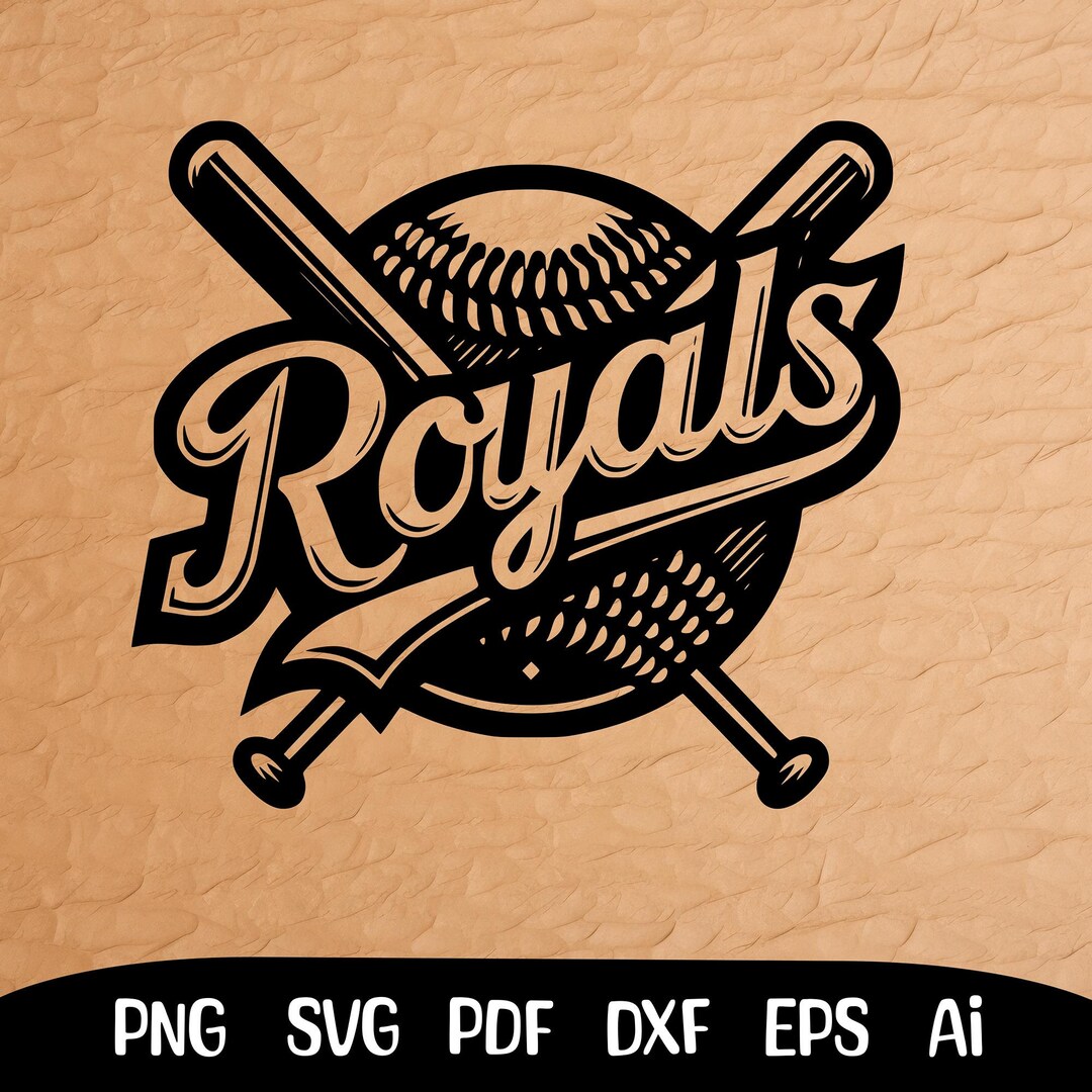 Royals Svg , Baseball Svg Cut Files , Svg File for Cricut , Baseball ...