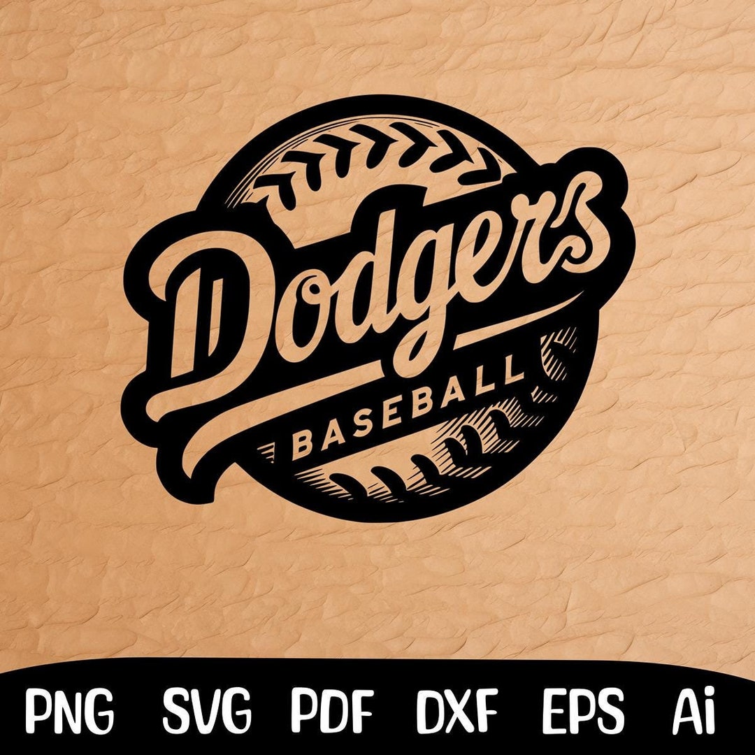 Dodgers Svg , Baseball Svg Cut Files ,baseball Svg Files for Cricut ...