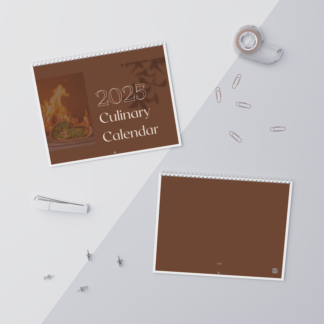 2025 Culinary Calendar: A Year of Flavors - Etsy