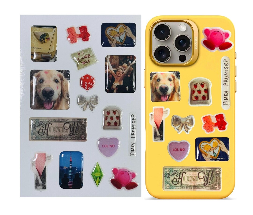 3D Sticker Pack p.s. I Love You / Cool Girl Pinterest Stickers ...