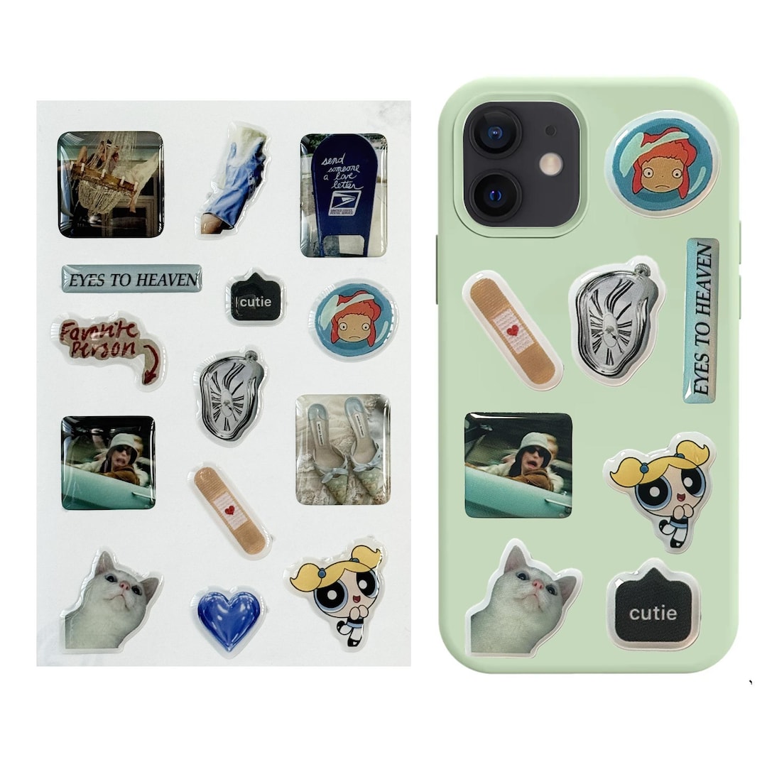 3D Sticker Sheet "baby Blues" / Stickers for Phones, Laptops, Kindle ...