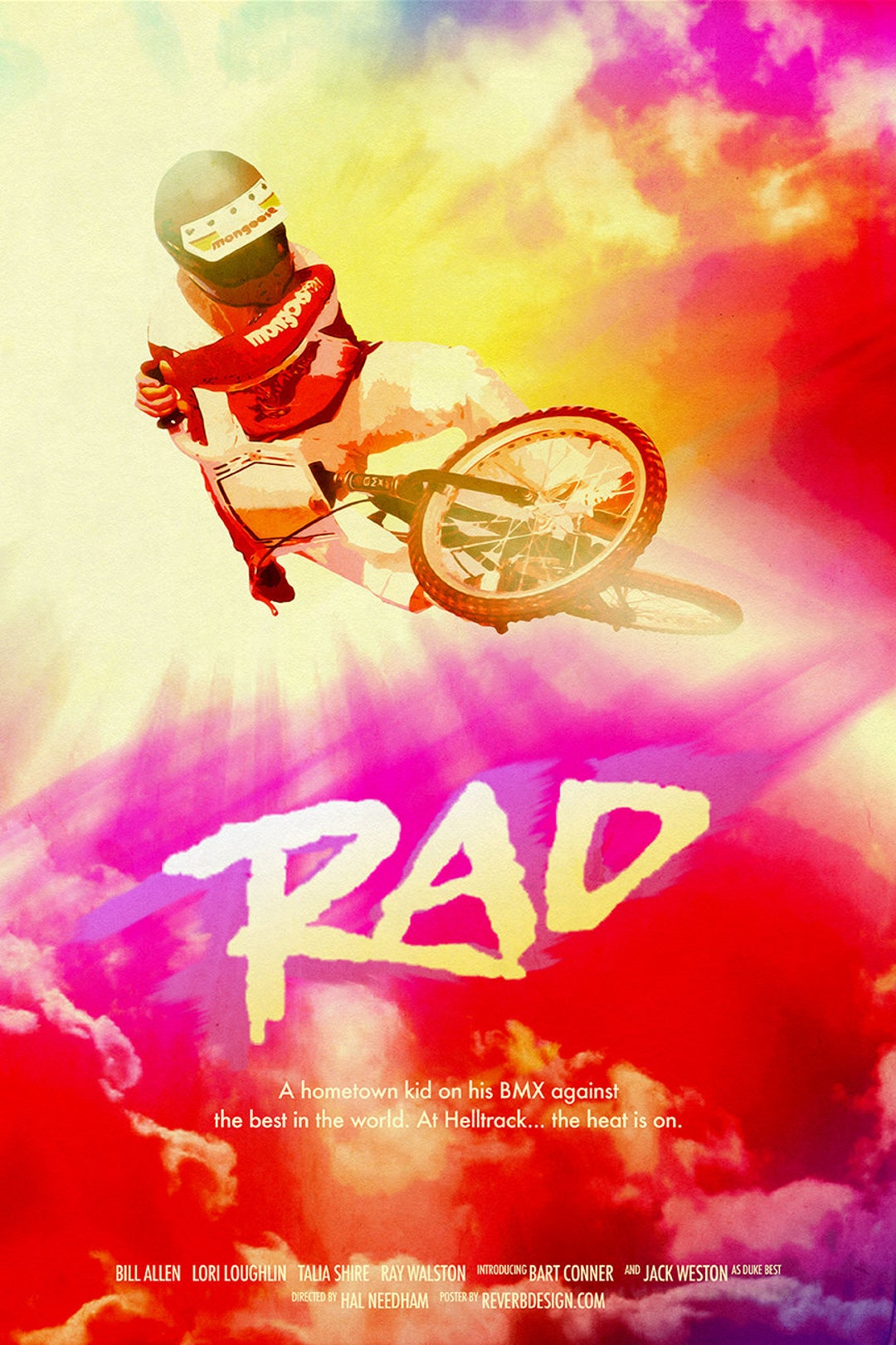 Rad Movie Poster, Old School BMX, 24" X 36", Original Art Poster ...