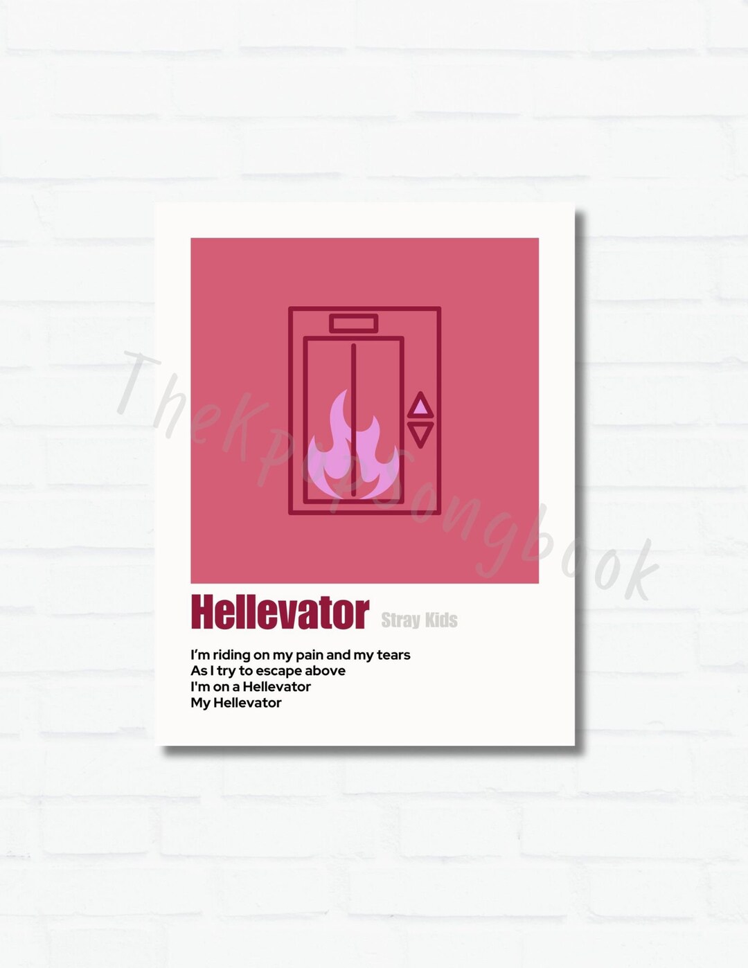 Stray Kids Hellevator Digital Art Wall Print SKZ Wall Art Aesthetic ...