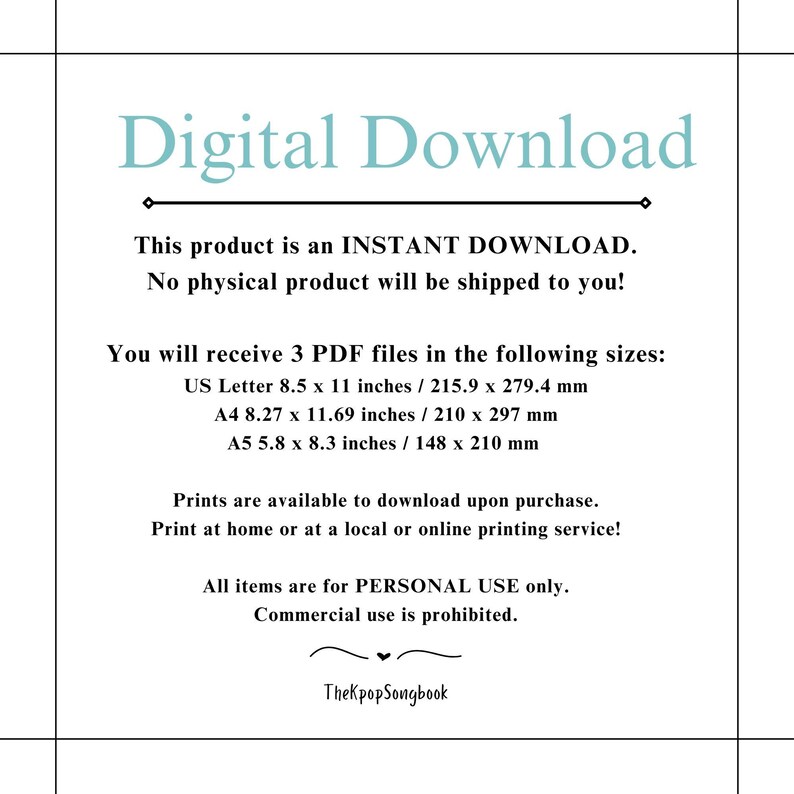 Stray Kids & STAY Definition Prints - Minimalist Word Printable - Kpop ...