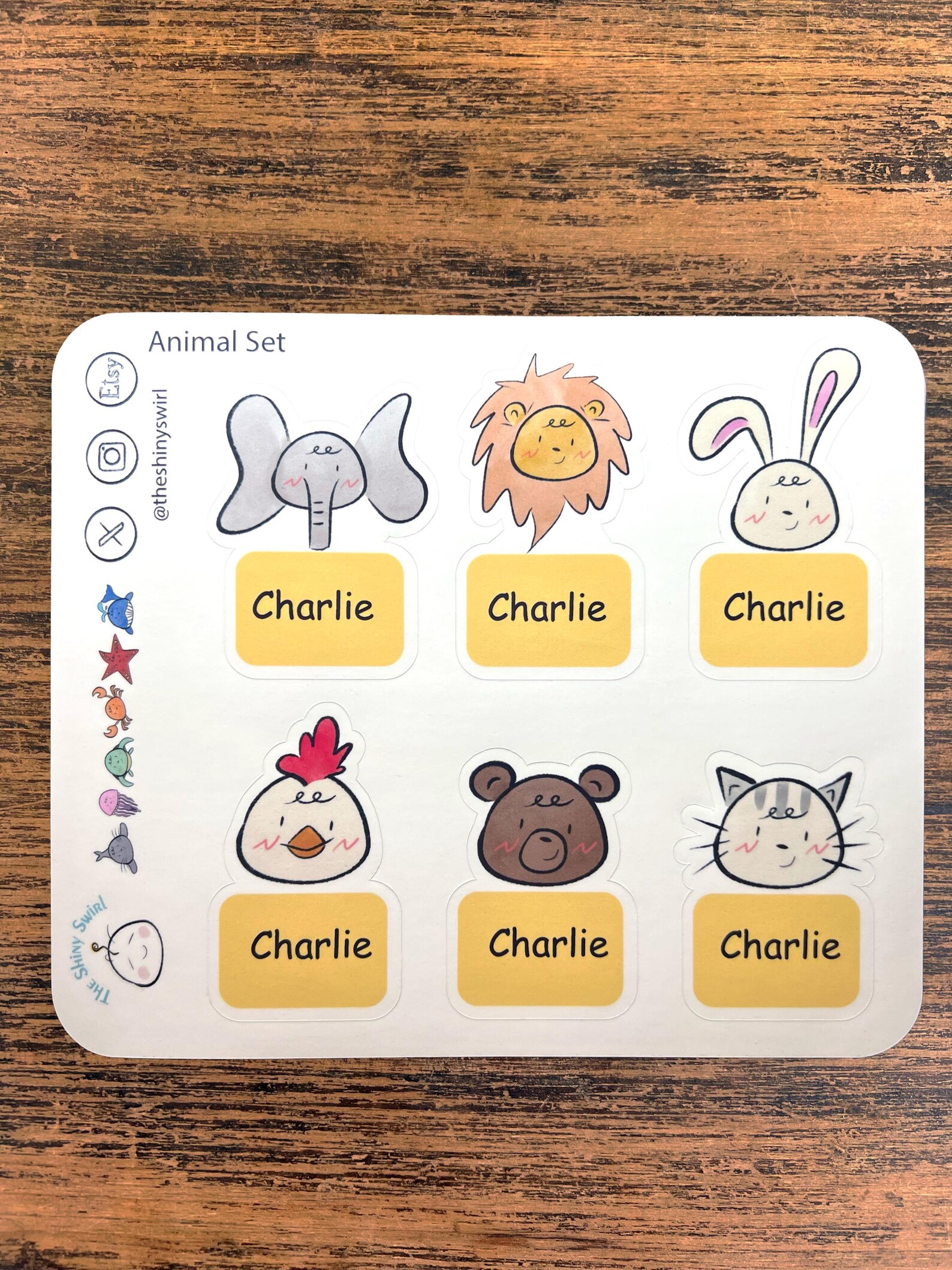 Large Stick on Name Labels, School Name Stickers, School Name Tags ...