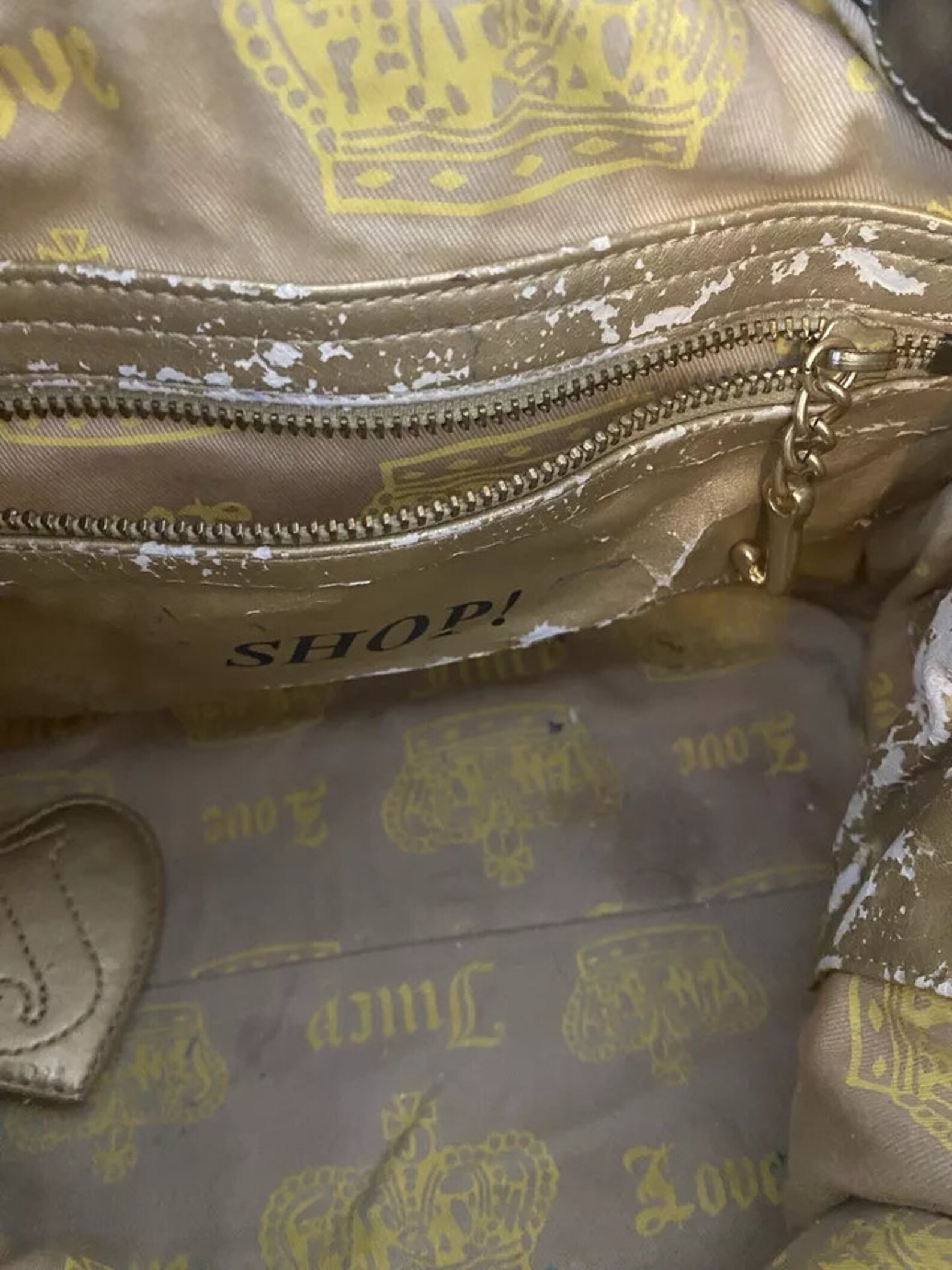 Juicy Couture Yellow Daydreamer Velor Terrycloth Tote Bag Crown Charm - Etsy