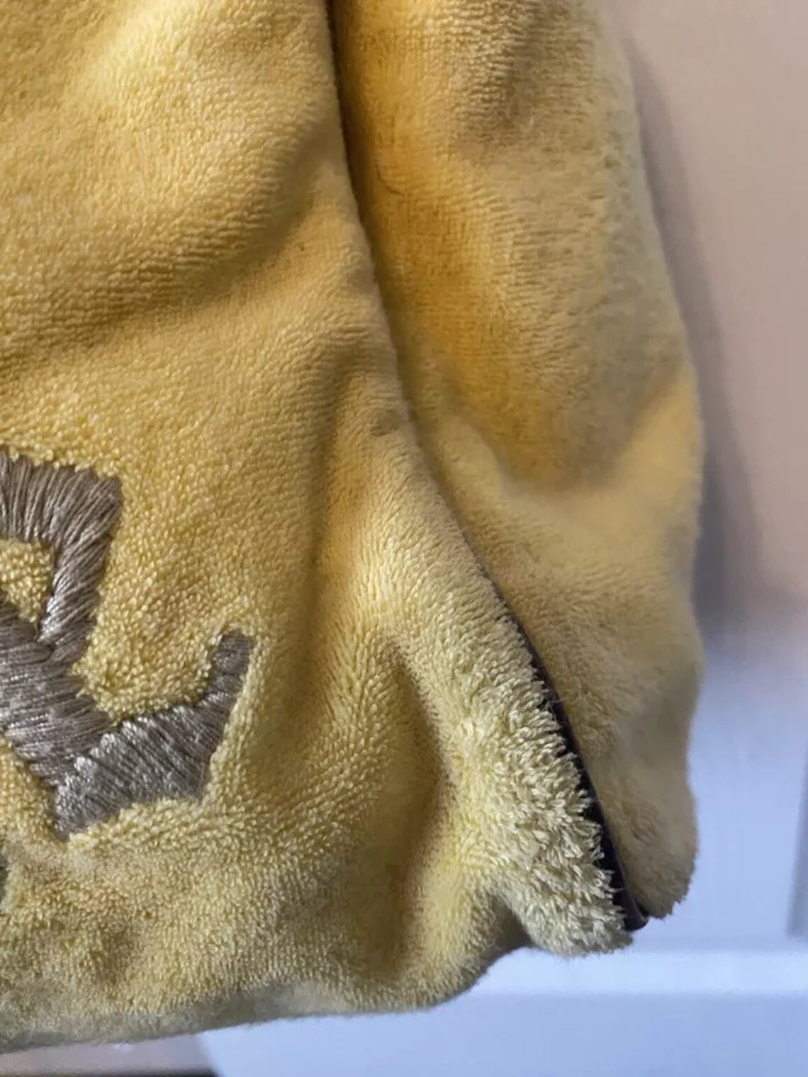 Juicy Couture Yellow Daydreamer Velor Terrycloth Tote Bag Crown Charm - Etsy