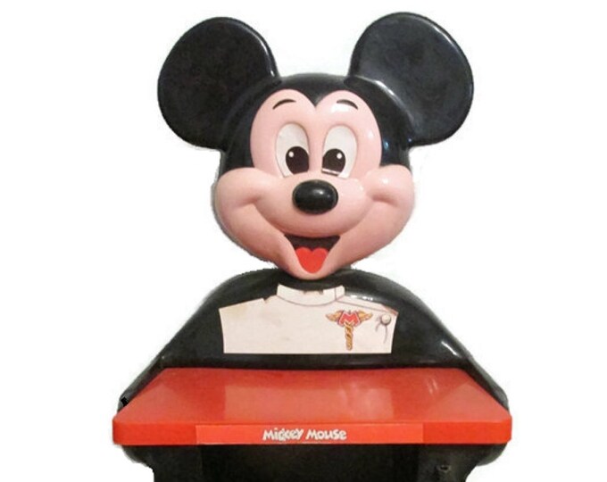 Mickey Mouse Doctor Toy Stand - 1960s to 1970s - 19 Inches Tall ...