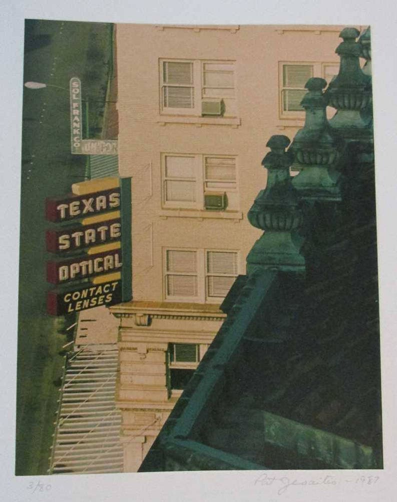 Vintage Photography - Texas State Optical - Signed - Numbered ...