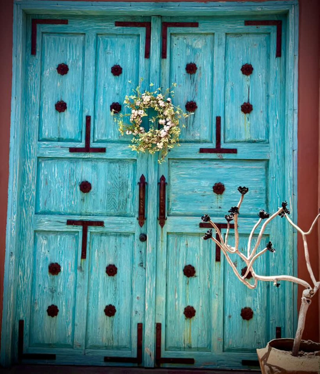 Mexico Doors Color Historic Natural Tradition Baja Art Nature Hacienda ...