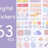 Cute Digital Stickers | Daily Items Stickers | PNG Stickers | Digital ...