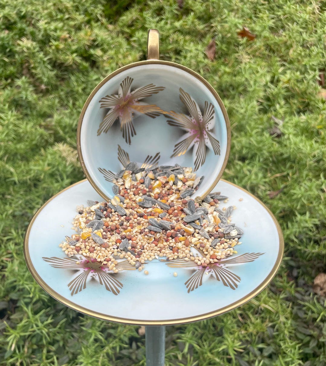 Vintage Teacup Bird Feeder - Etsy