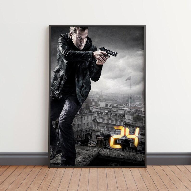 24 Kiefer Sutherland Movie Poster, Art Collectibles Posters, Limited ...