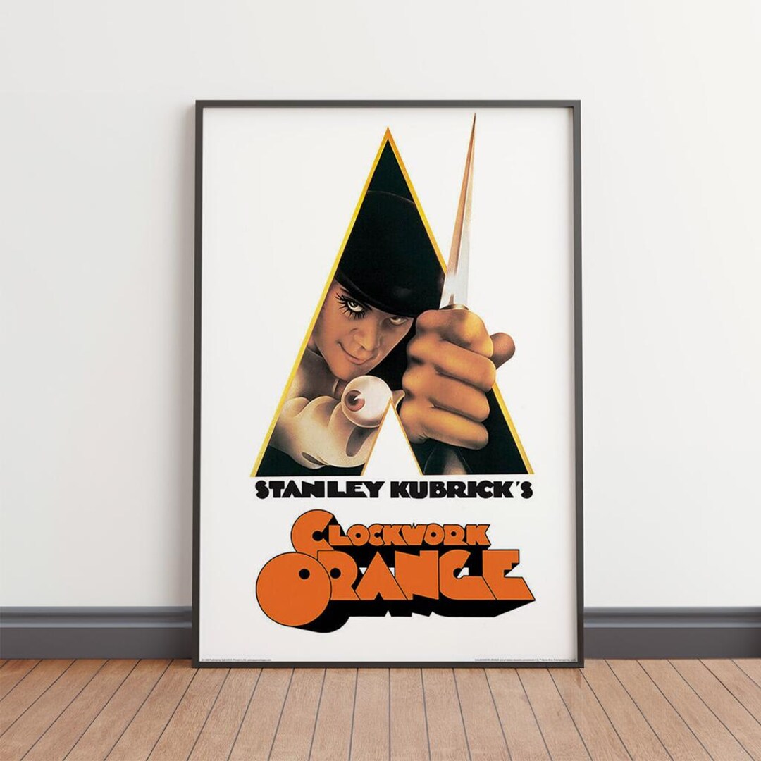 A Clockwork Orange-knife Poster, Art Collectibles Posters, Limited ...