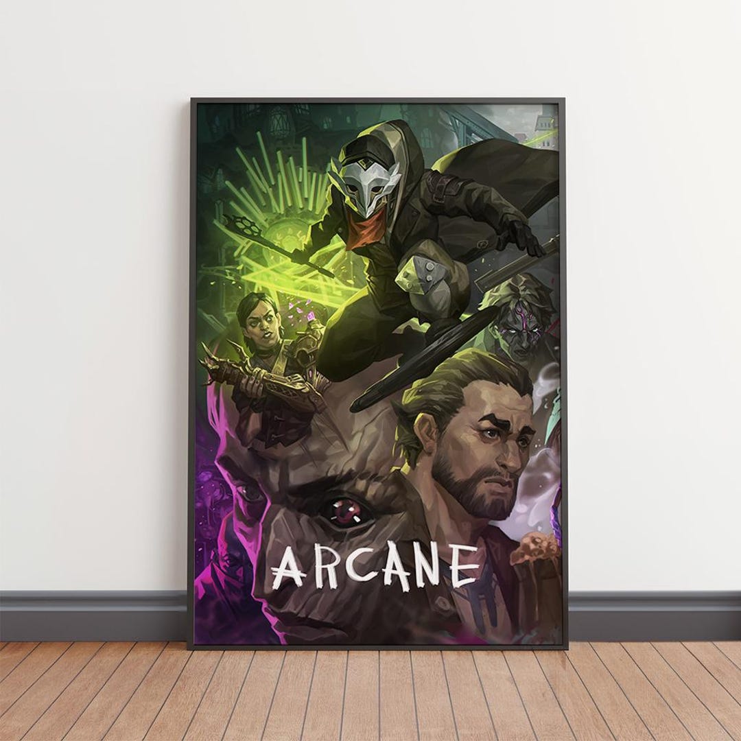 Arcane League of Legends Season 2 Poster, Arcane Movie Poster, Art ...