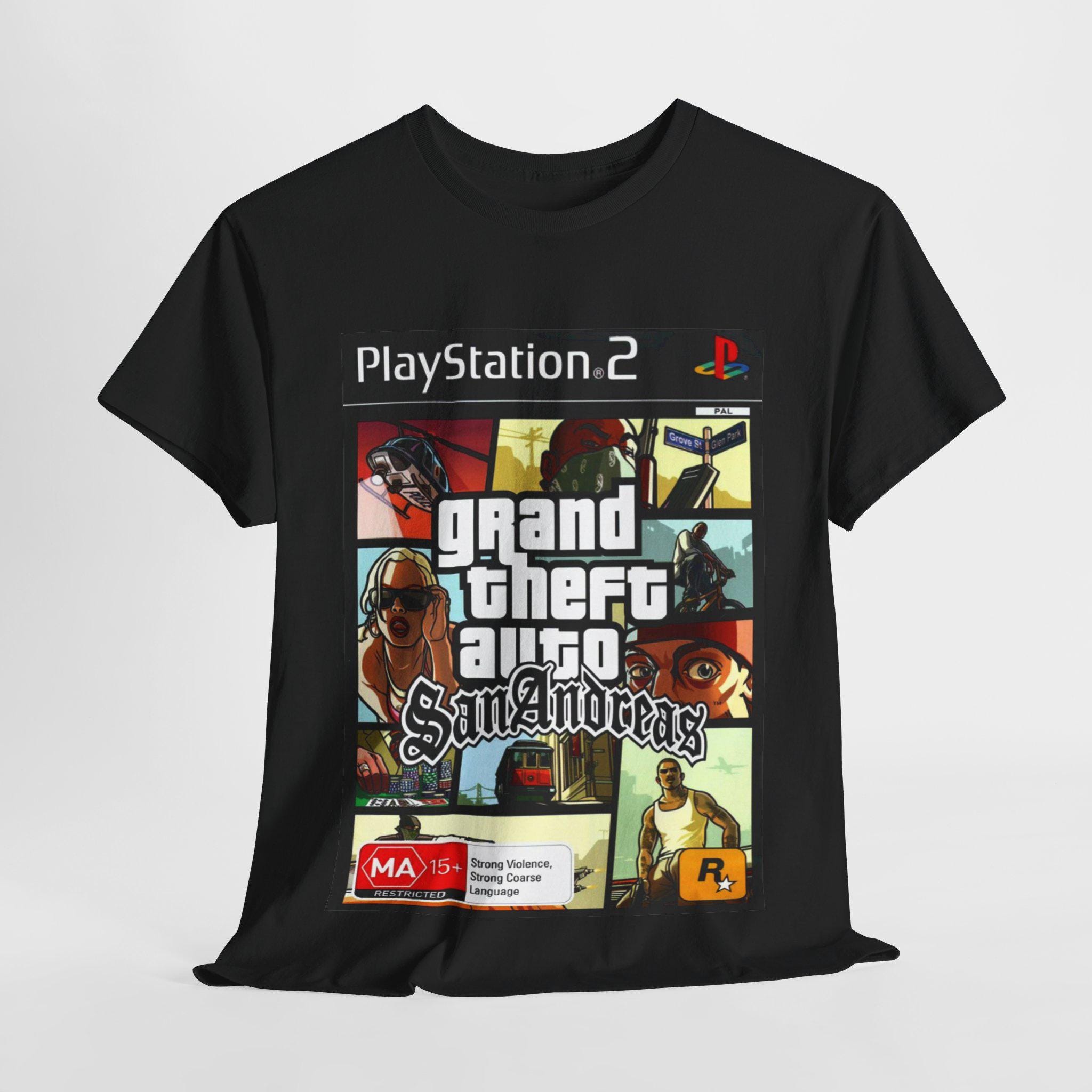 GTA San Andreas Shirt Custom Designs for Bold Statements Gaming Gift ...