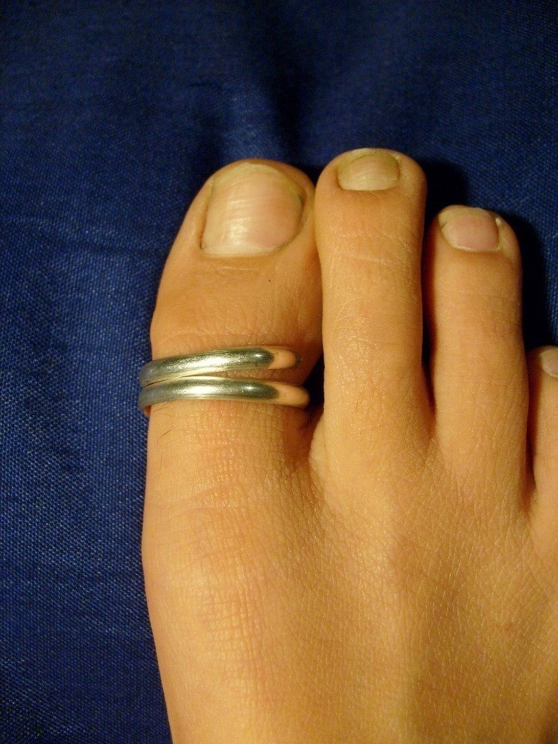 Big Toe Ring Solid Silver - Etsy