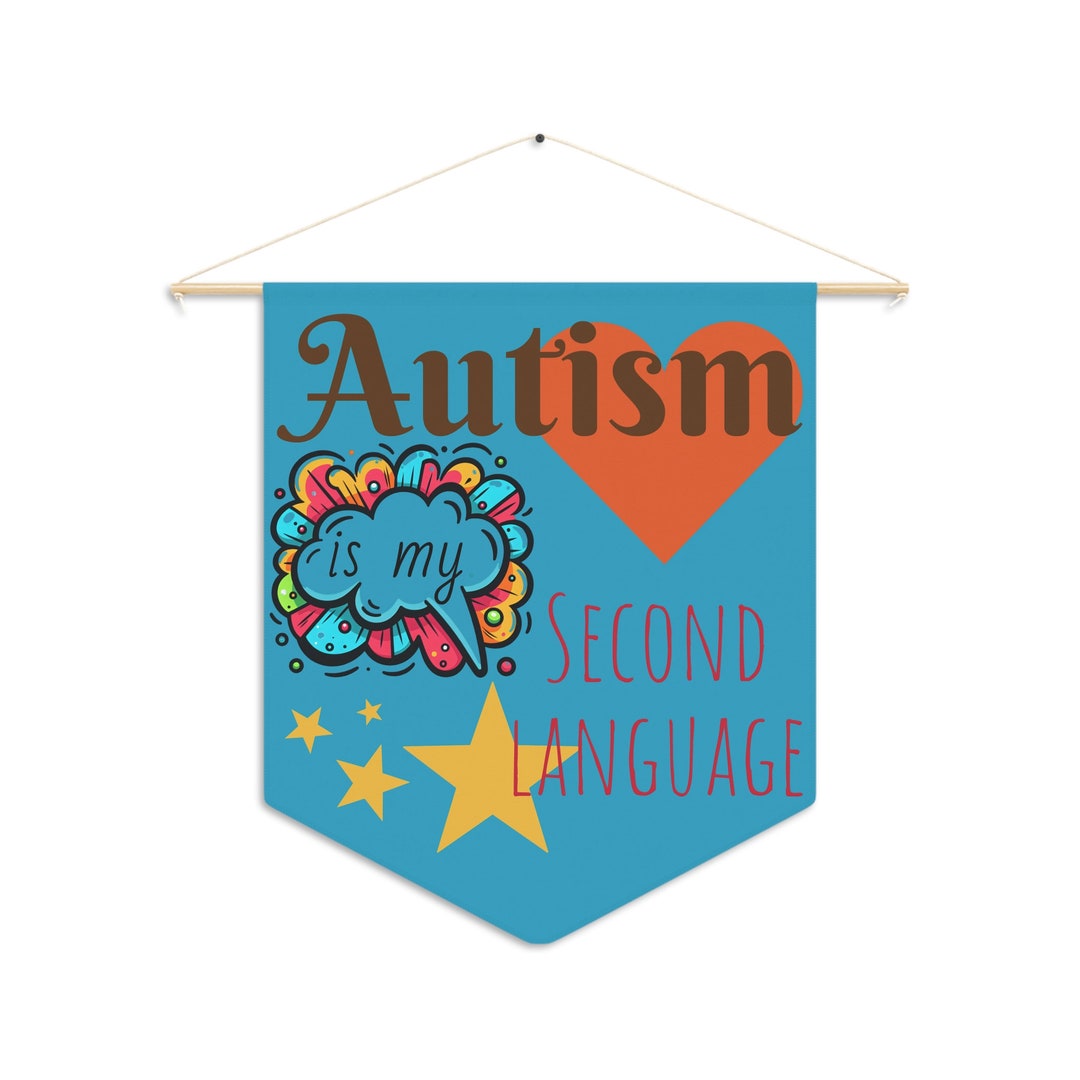 Banner Gift Pennant Gift Custom Autism Awareness Wall Art Home Decor ...
