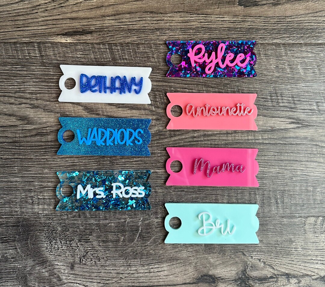 Personalized Stanley Name Tag 40 Oz 30 Oz 20 Oz | Stanley Name Plate ...