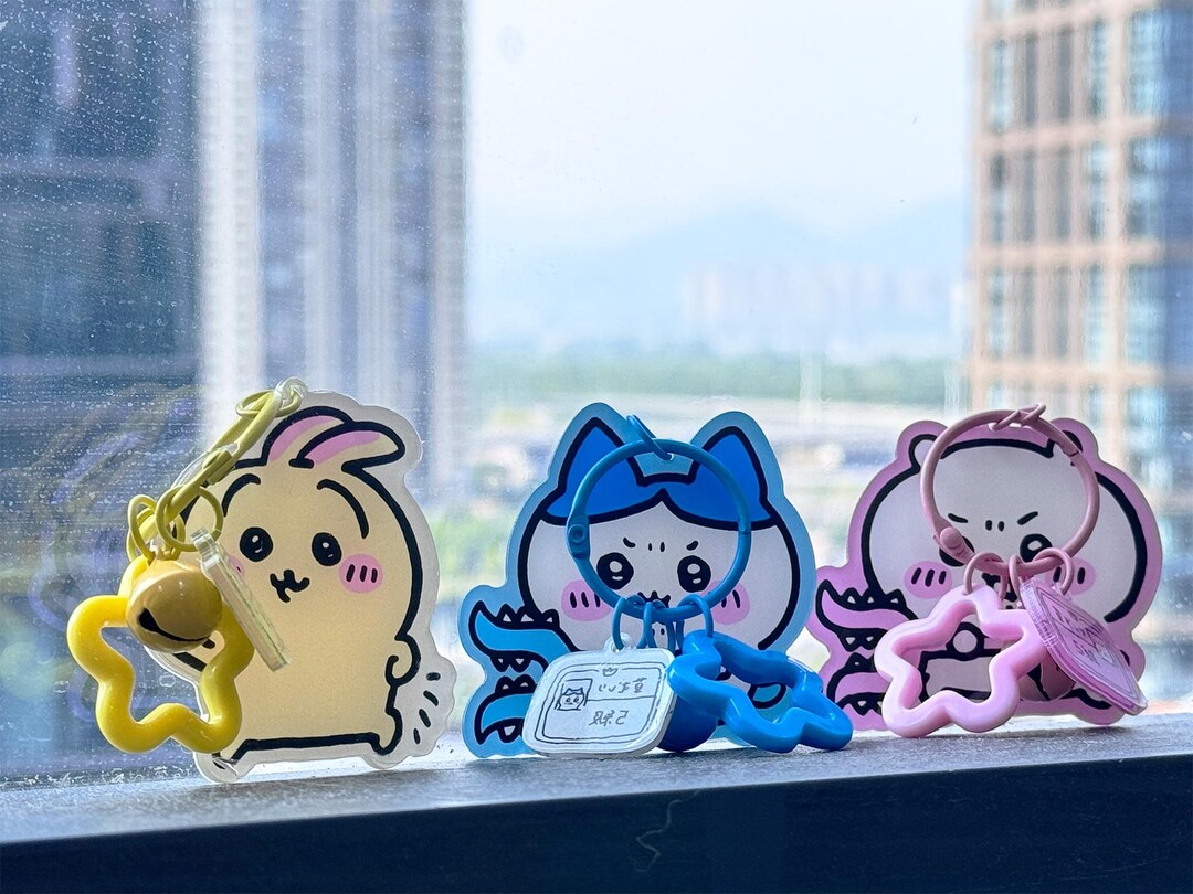 Chiikawa Keychain-chiikawa Cute Keychain-chiikawa Bag Charm Cartoon ...