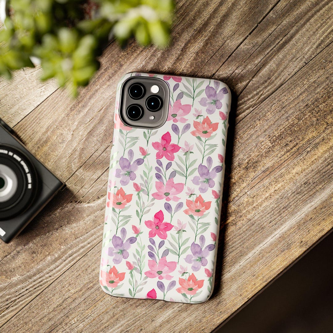 Vibrant Floral Cell Case, Wildflower Cell Phone Case, Tough Phone Cases ...