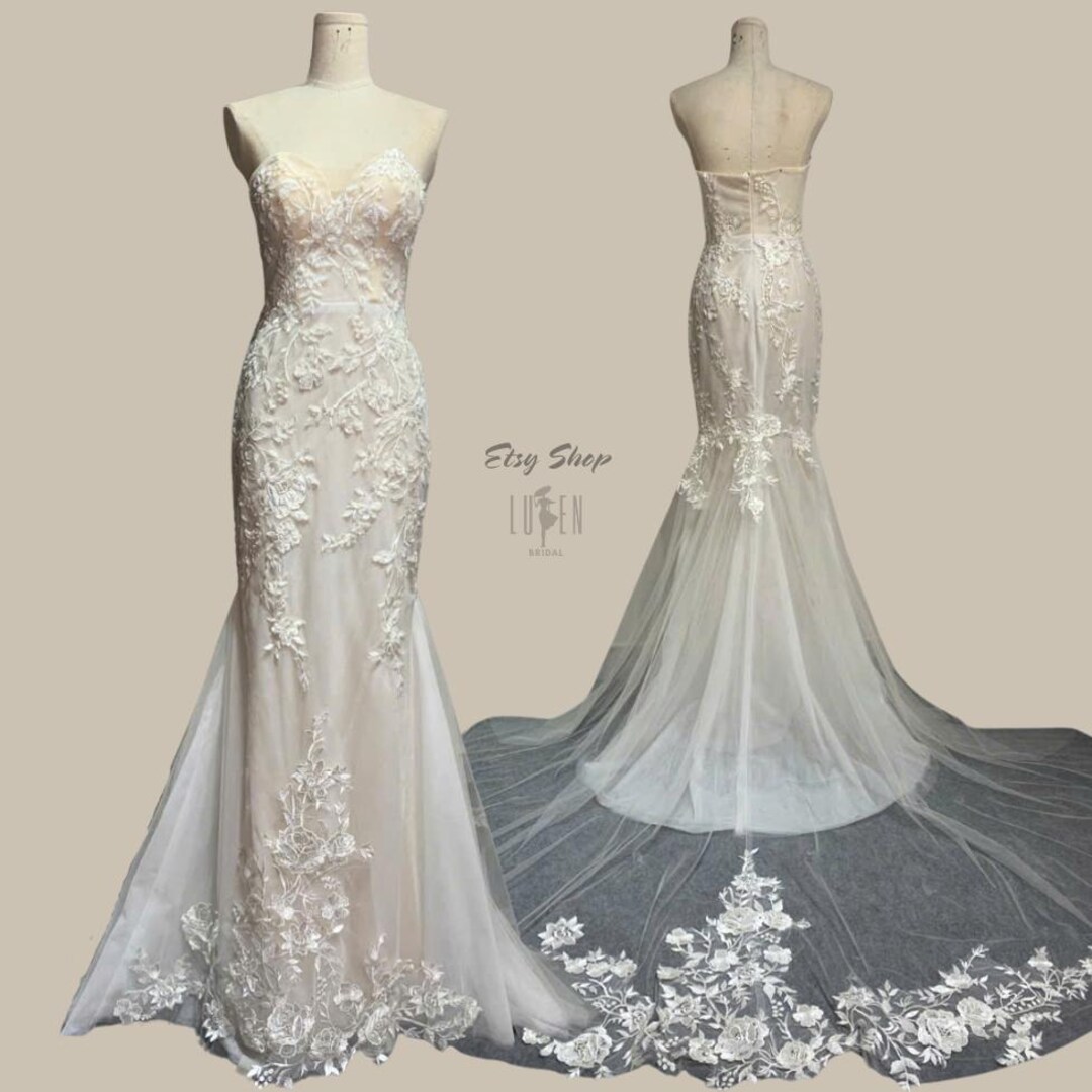 Personalization Mermaid Corset Sweetheart Neckline Bridal Dress in High ...