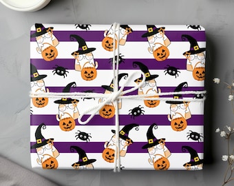 Halloween Wrapping Paper, Halloween Wrapping Paper Ghosthouse ...