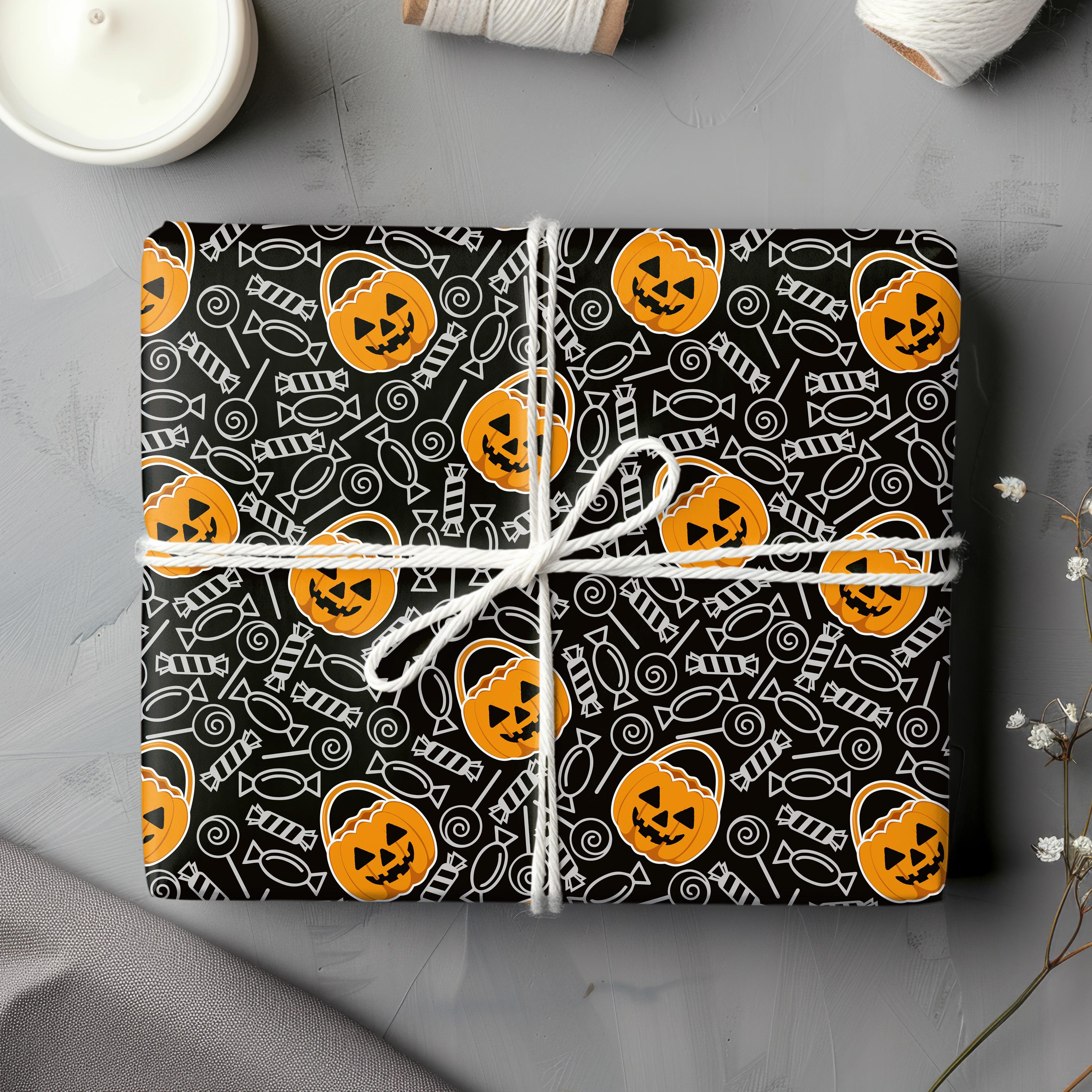 Halloween Wrapping Papers, Halloween Wrapping Paper, Halloween Paper ...