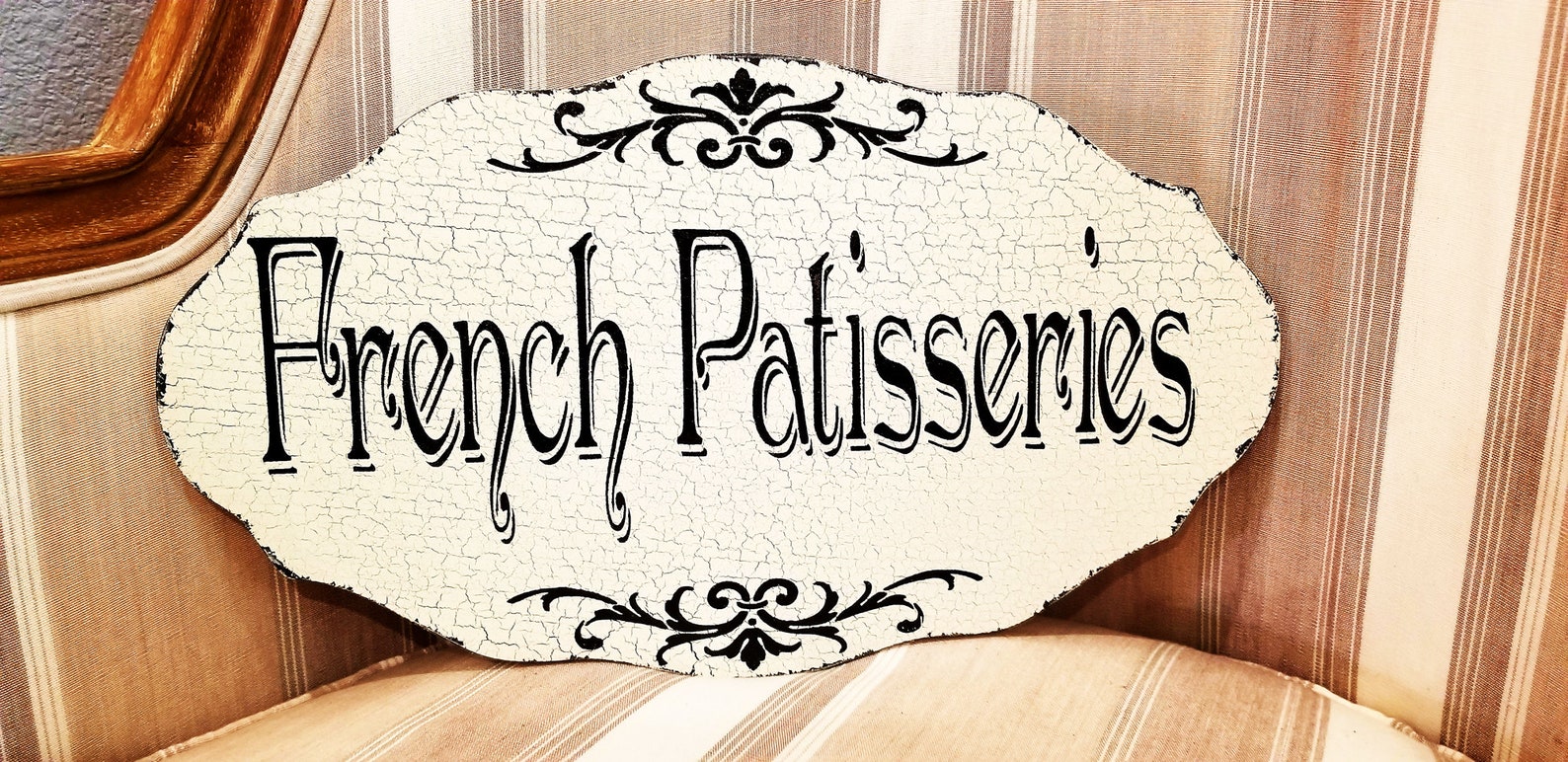 French Patisseries Sign | 16x9 | French Sign | French Decor | Farmhouse ...